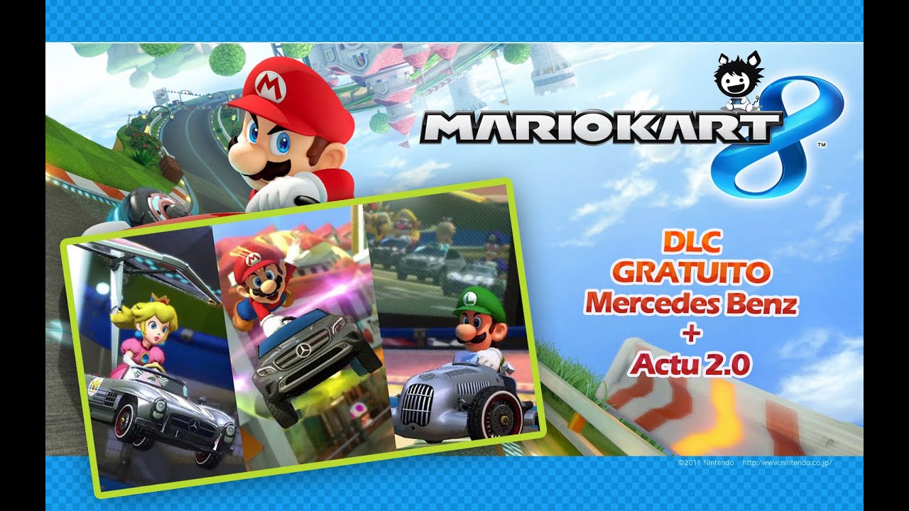 Mario Kart 8 - DLC Mercedes Benz + Actualización 2.0 - YouTube