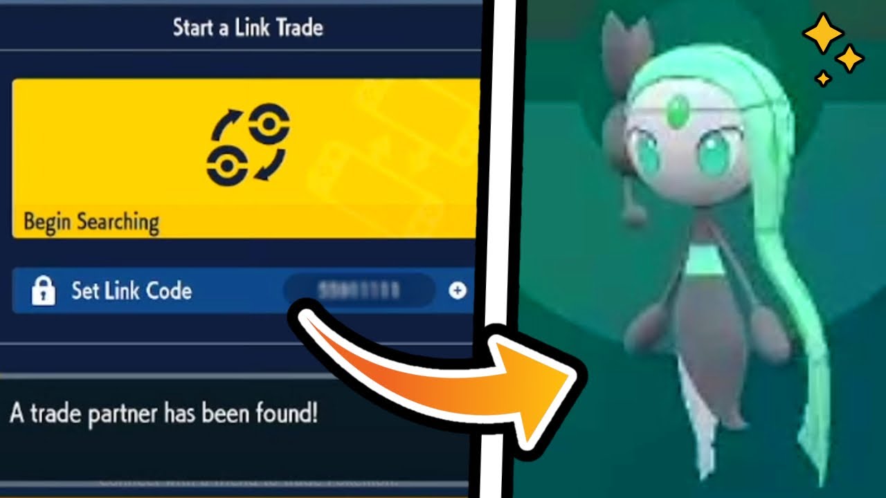 THIS LinkCode Trades You SHINY MELOETTA In Pokemon Scarlet & Violet ...