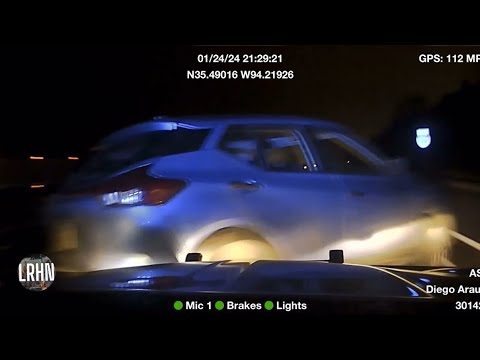 Oklahoma Pursuit Enters The Natural State ASP PITS Suspects 112 MpH ...