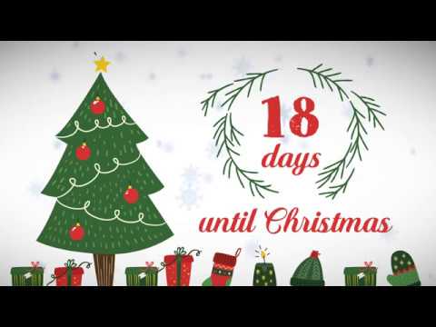 Xmas Counter // Days Until Christmas 18 - YouTube