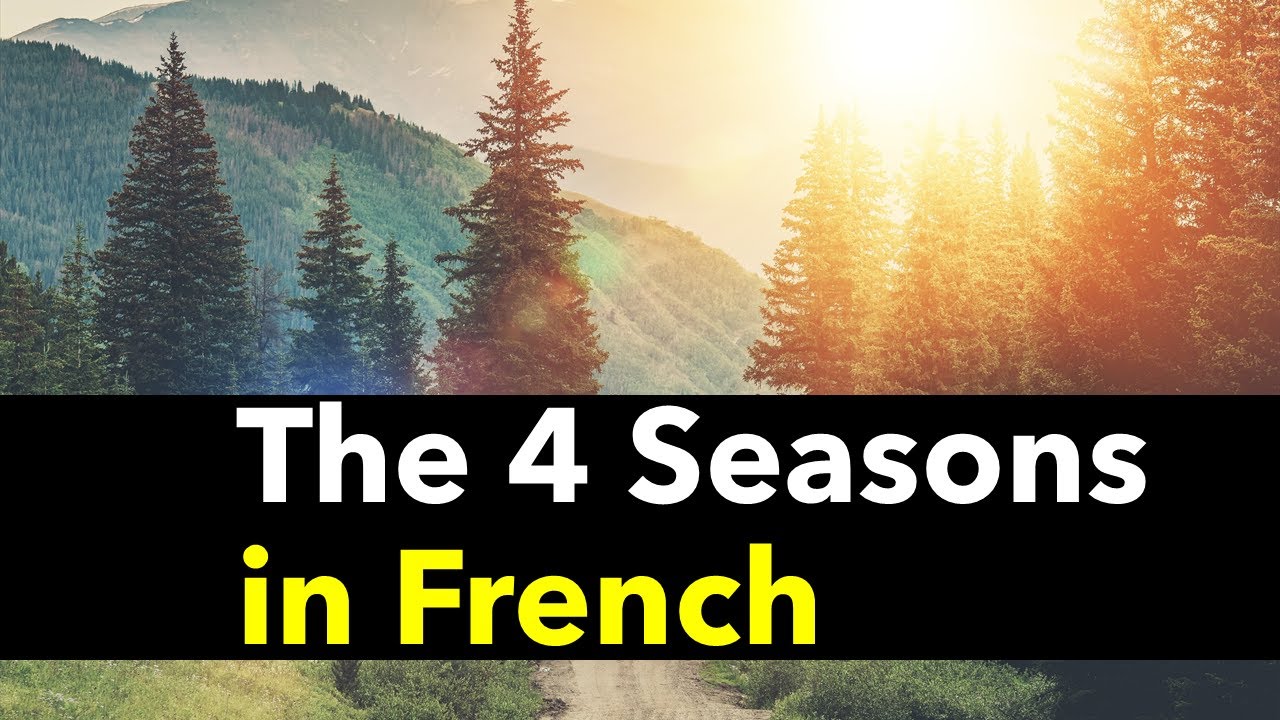 Seasons in French | Basic French for Beginners - YouTube