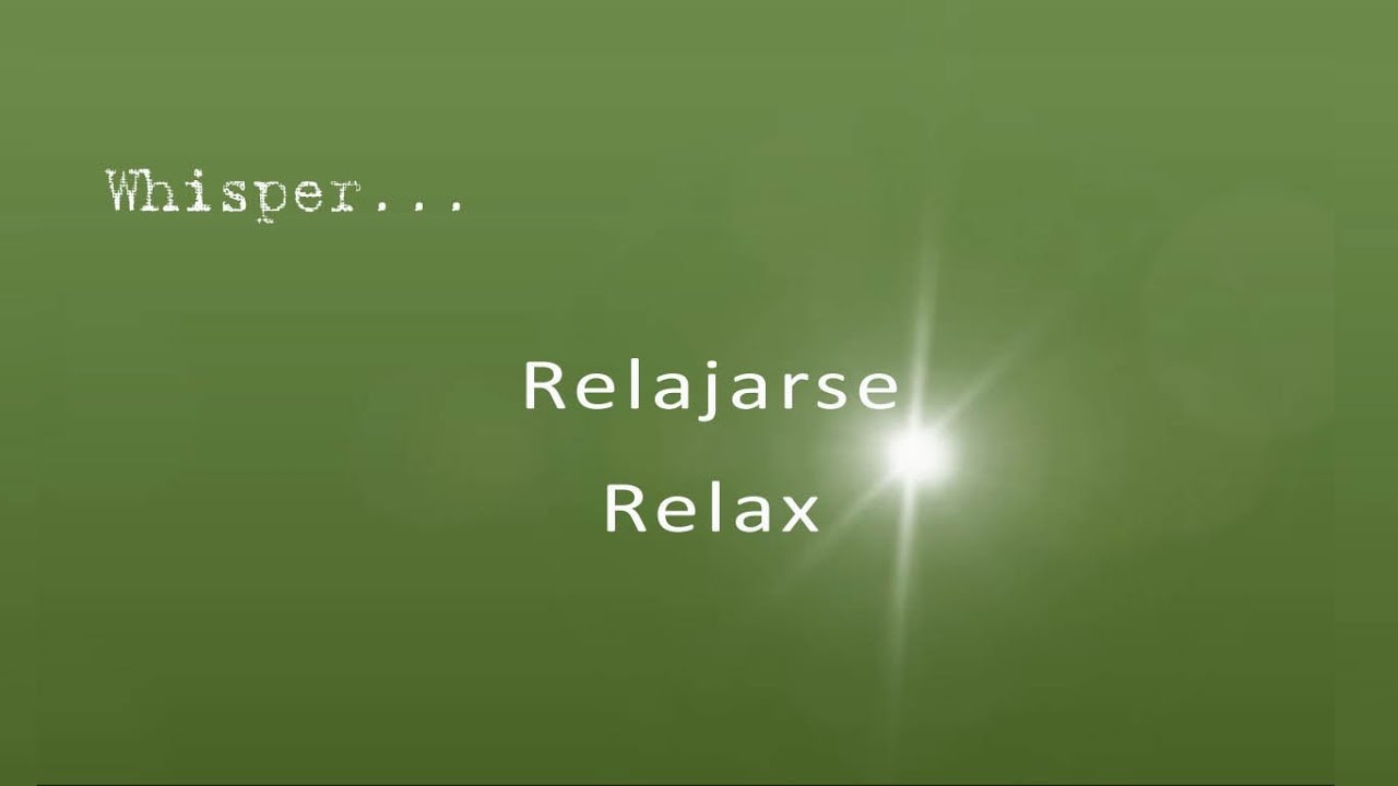 Relaxation in Spanish - Whisper Relajarse ASMR - YouTube
