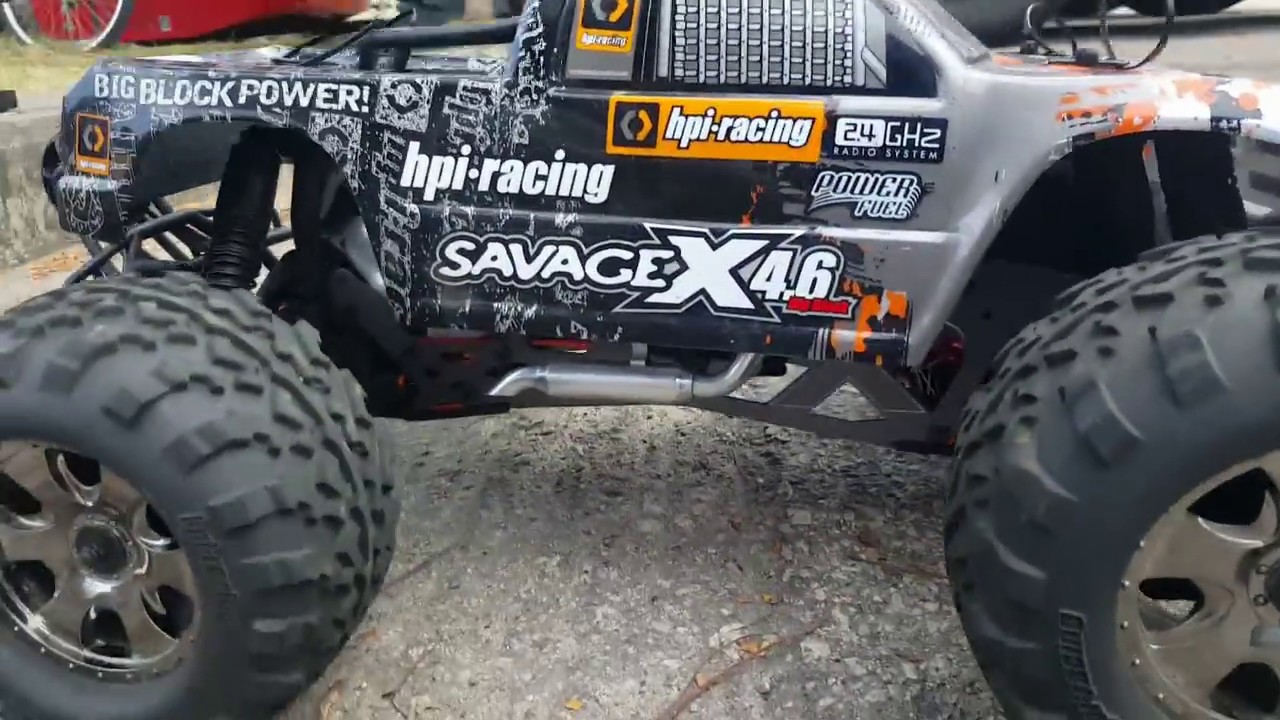 HPI SAVAGE X f4.6 TUNED PIPE - YouTube