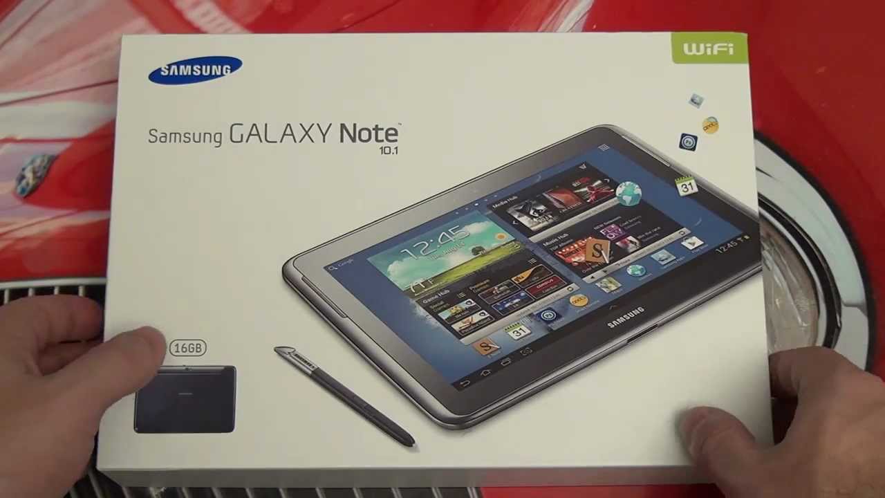 Samsung Galaxy Note 10 1 Unboxing Youtube