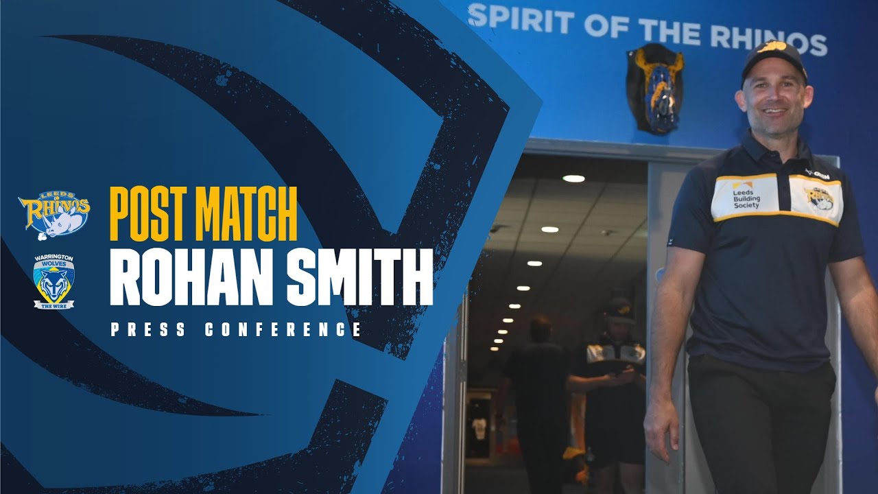 Rohan Smith post match press conference in full - YouTube