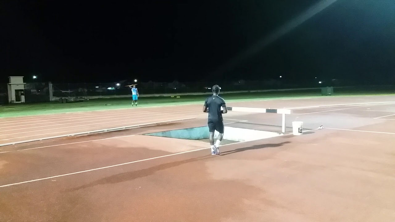Leslain Baird Javelin throws - YouTube