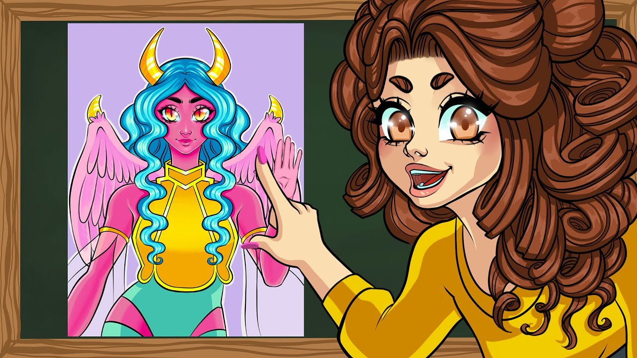 How to Draw a Fantasy Character! - YouTube