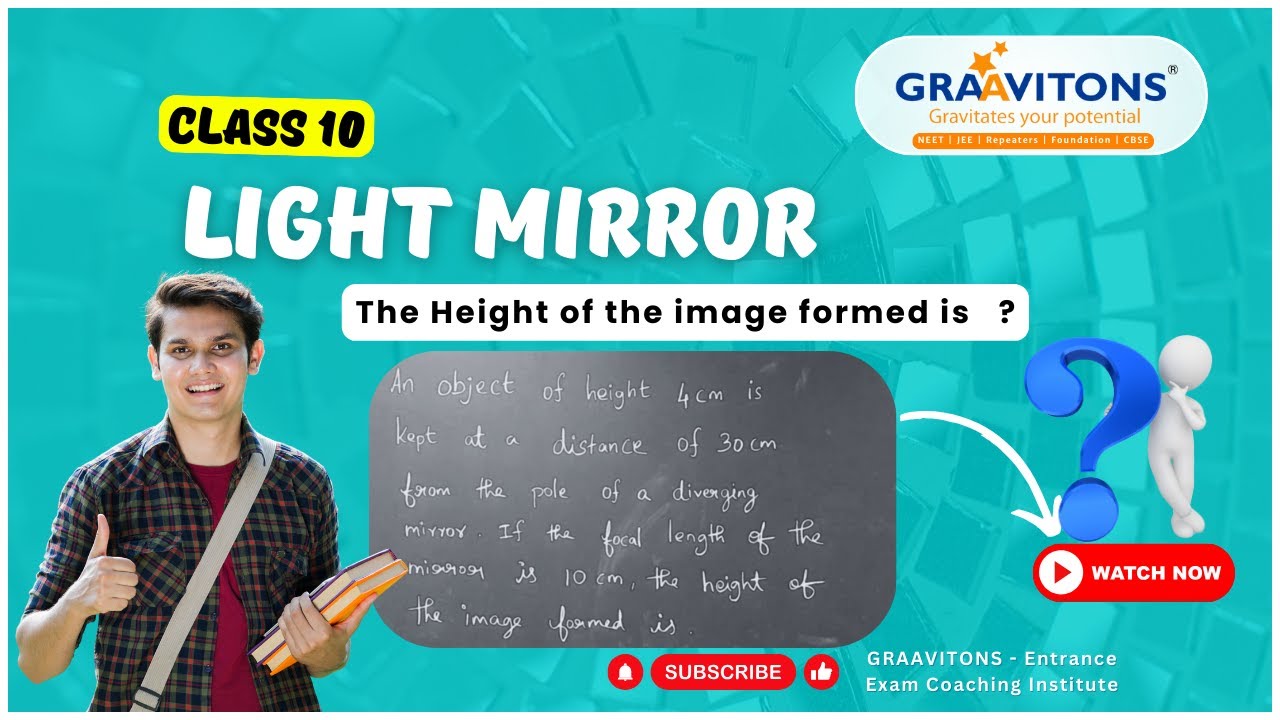 How to Solve Mirror Numerical || 10 CBSE NCERT Questions - YouTube