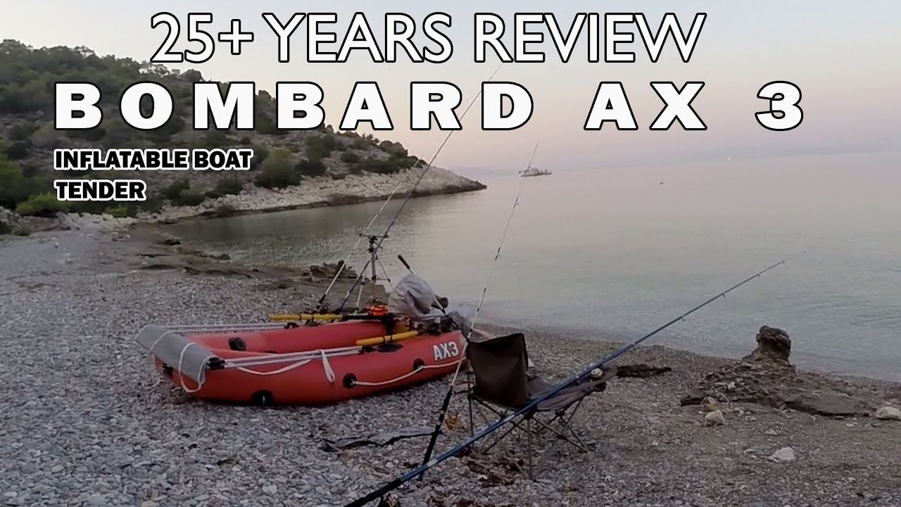 INFLATABLE BOAT - TENDER Bombardier AX 3 Roll Up Lattenboden 25+ YEARS ...