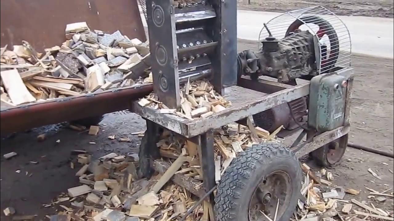 Измельчитель веток испытание - YouTube