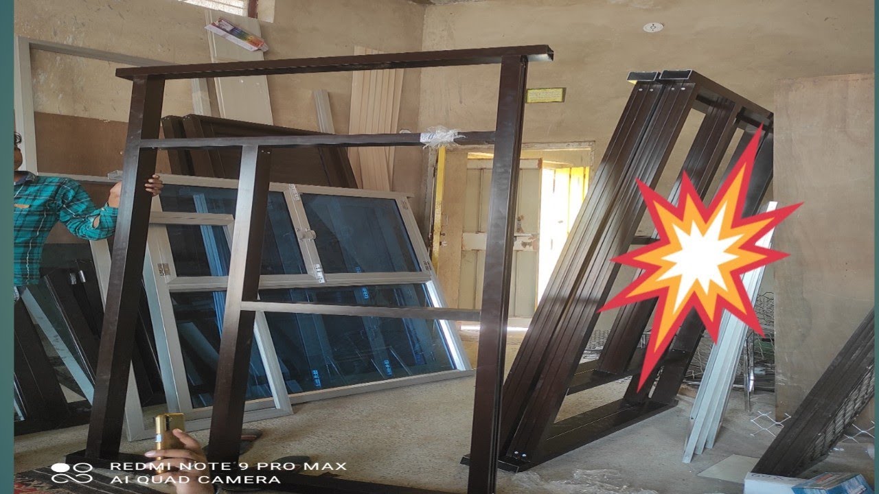 Aluminium khidki ki chokhat kese tiyar kare - YouTube