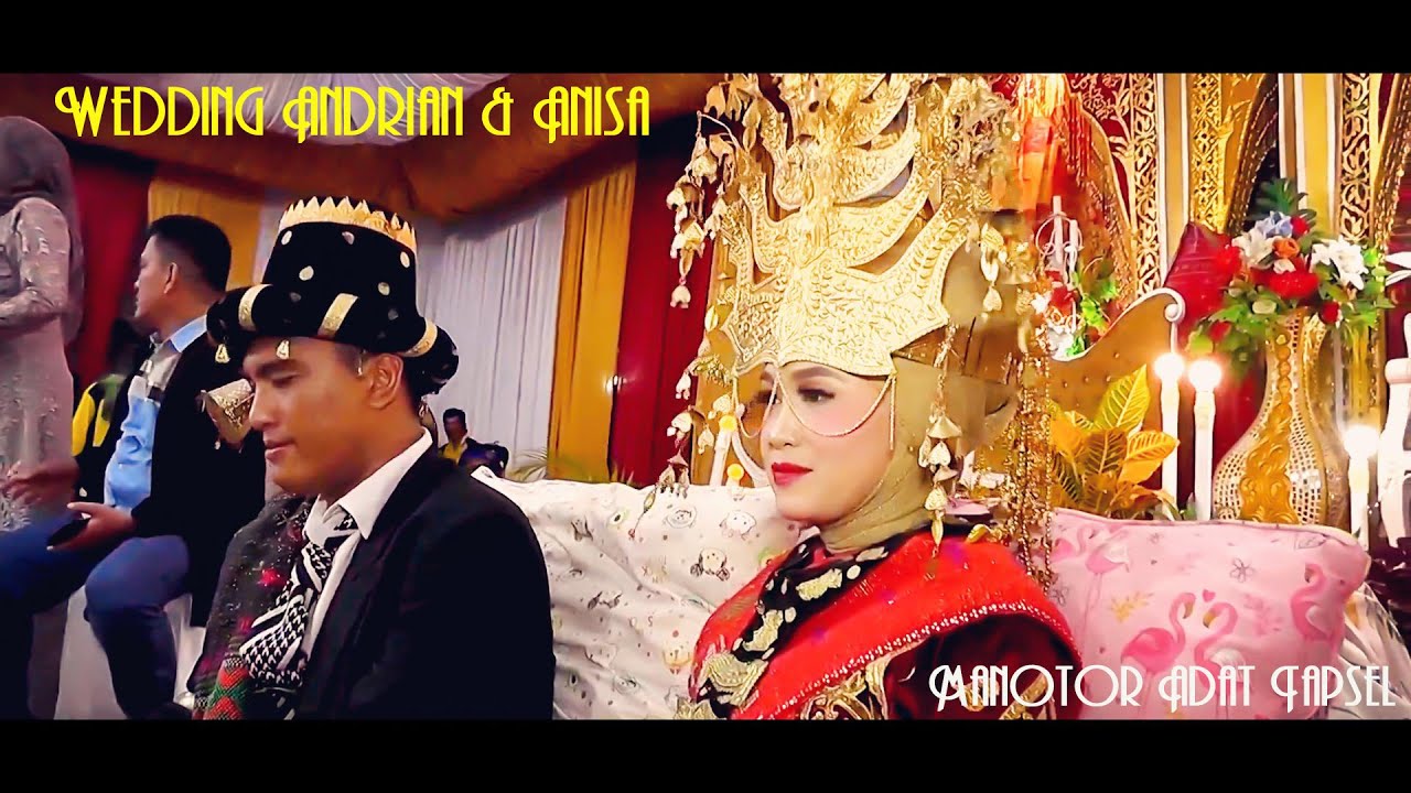 Wedding Manotor Adat tapsel Andrian & Anisa - YouTube