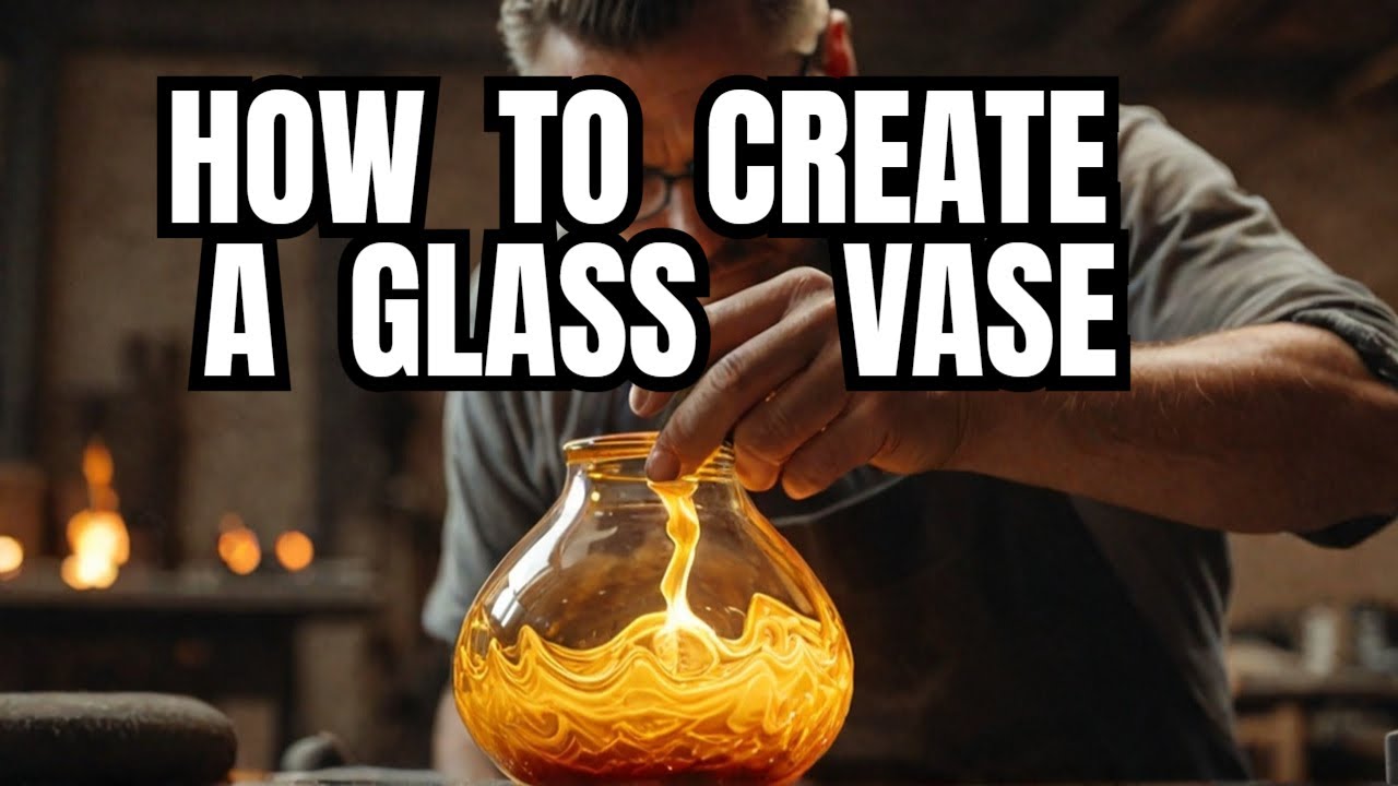 How to Create a Glass Vase from the Glass-Making Furnace - YouTube