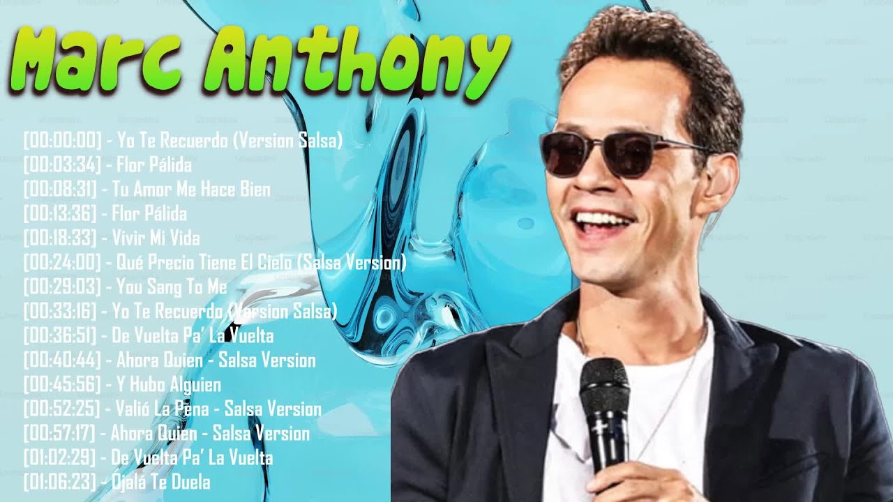 Marc Anthony – Top 20 éxitos salsa con Vivir Mi Vida y Valió la Pena ...