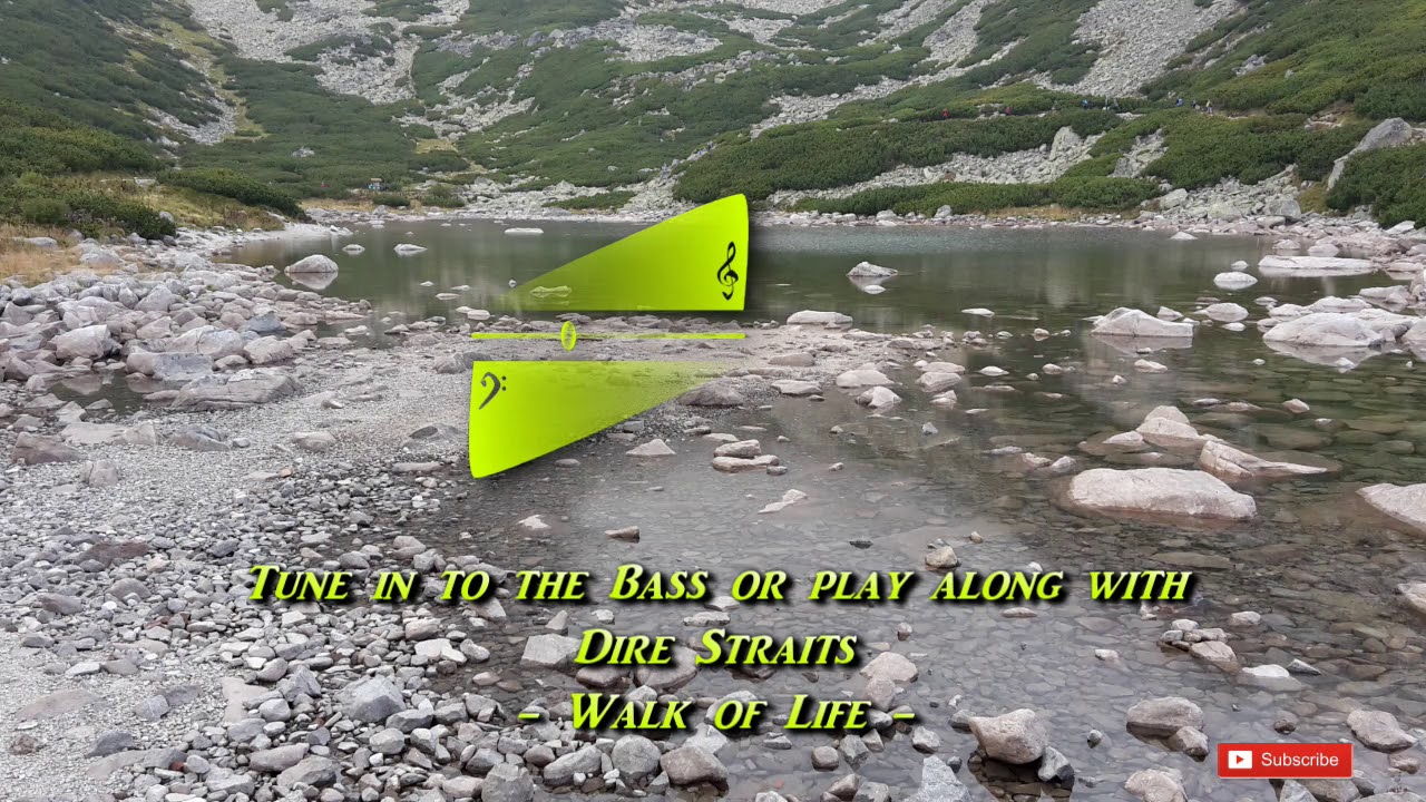 Dire Straits - Walk of Life [Original BASS Play-Along] - YouTube