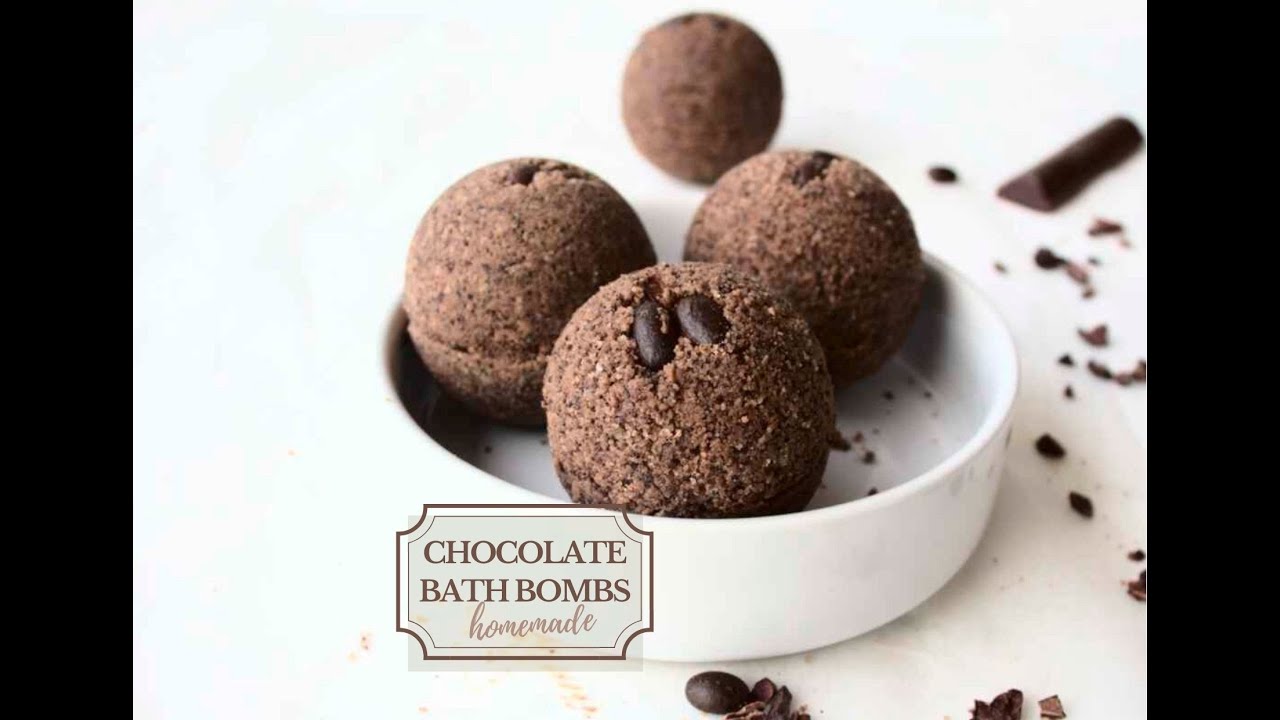 Chocolate bath bombs with shea butter - YouTube