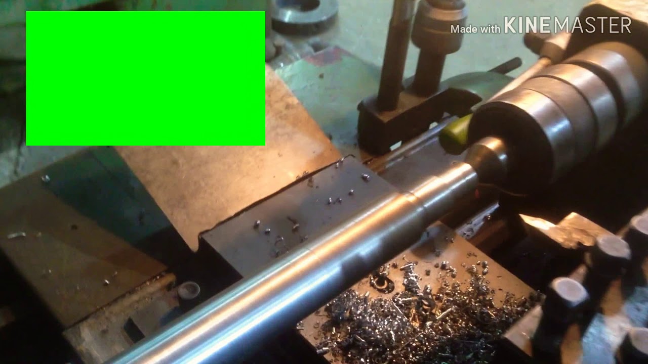 Cara cepat dan mudah membuat ulir baut menggunakan mesin bubut manual - YouTube