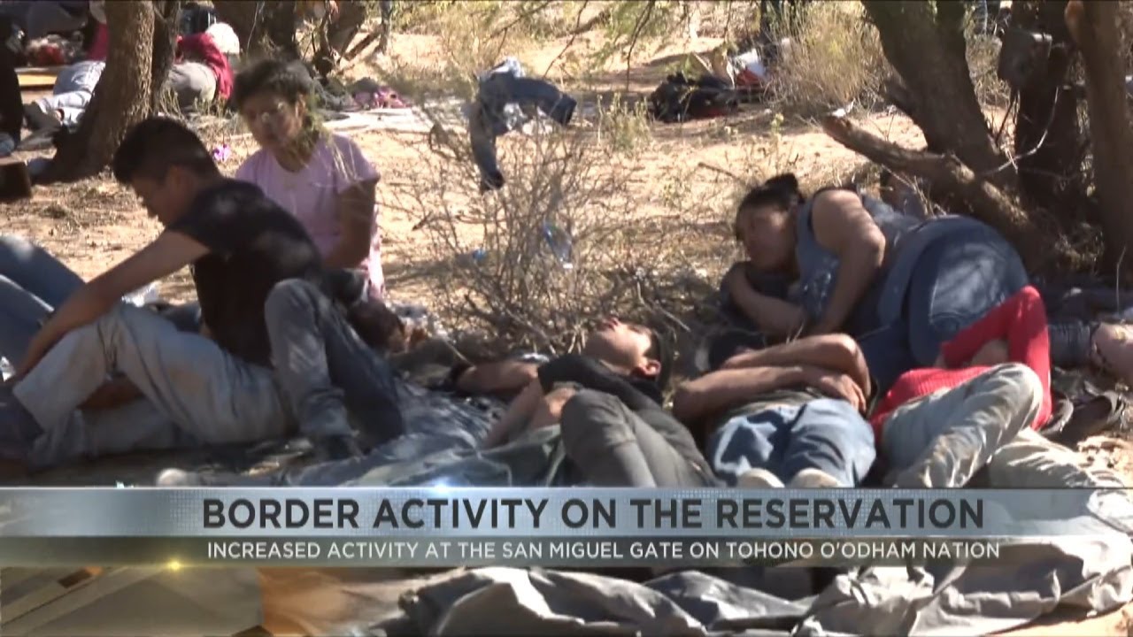 Thousands enter U.S. through Tohono O'odham Nation - YouTube