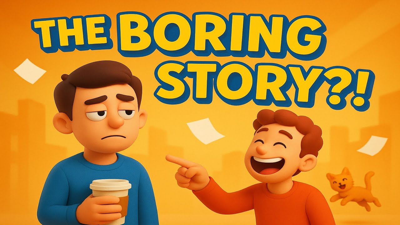The Boring Story 😂 | Funny English Conversation for Beginners - YouTube