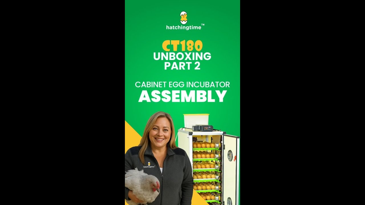 Hatching Time Cimuka CT180 Egg Incubator Unboxing Part 2 - YouTube