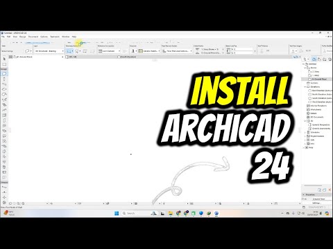 Install archicad 24 - YouTube