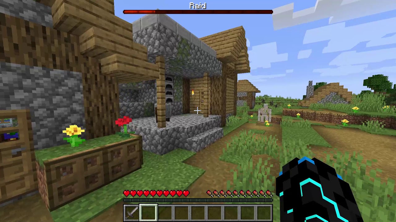 When you forget you had Bad Omen 5 and walk/find a village - YouTube