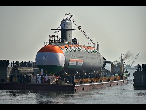 INS Khanderi, India's second indigenous Scorpene submarine, launched ...