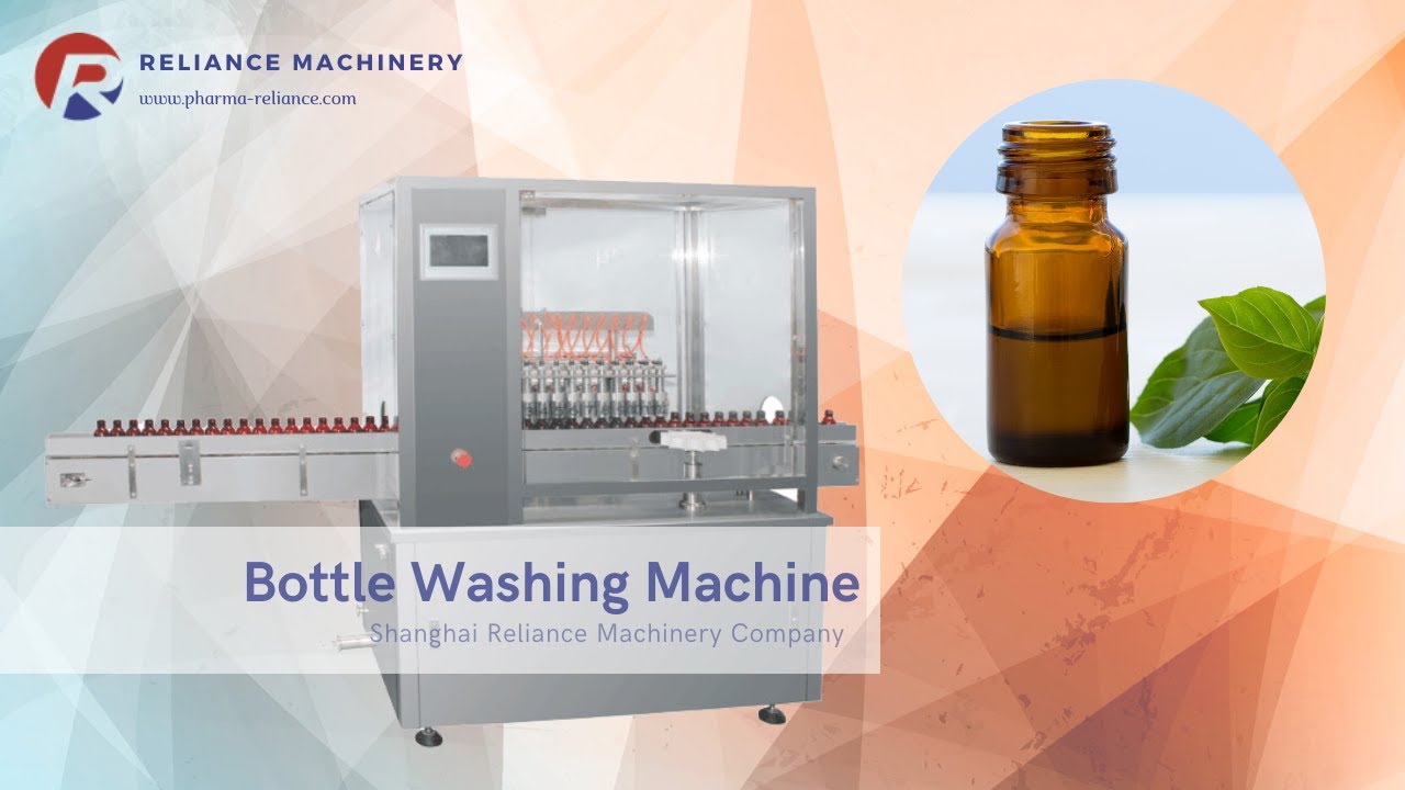 RXPA 5ml amber glass bottle air jet washing machine, vials cleaning ...