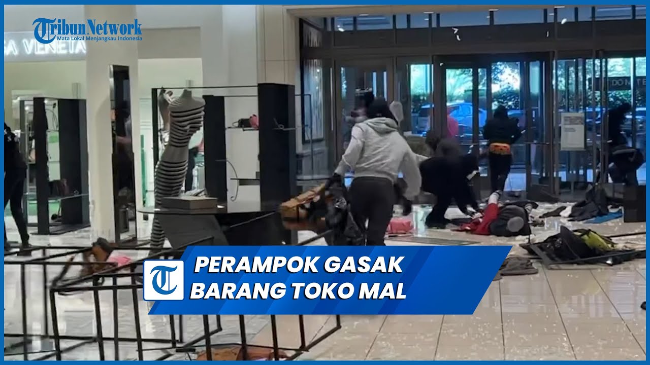 Detik-detik Gerombolan Perampok Gasak Barang-Barang Toko Mal Rp1,5 M ...