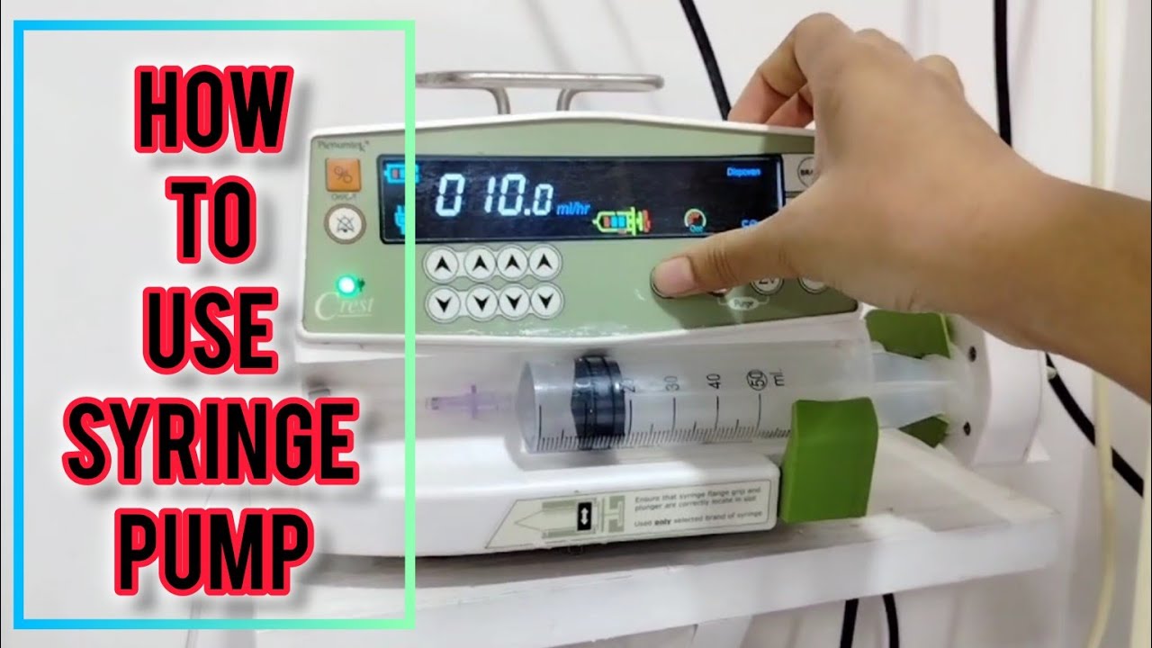 How To Set Syringe Pump | How To Use Syringe Pump | Syringe Pump Kaise ...