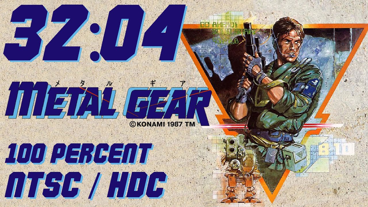 (World Record WR) Metal Gear (MSX) - 100% (PS2 NTSC) - 32:04 RTA - YouTube