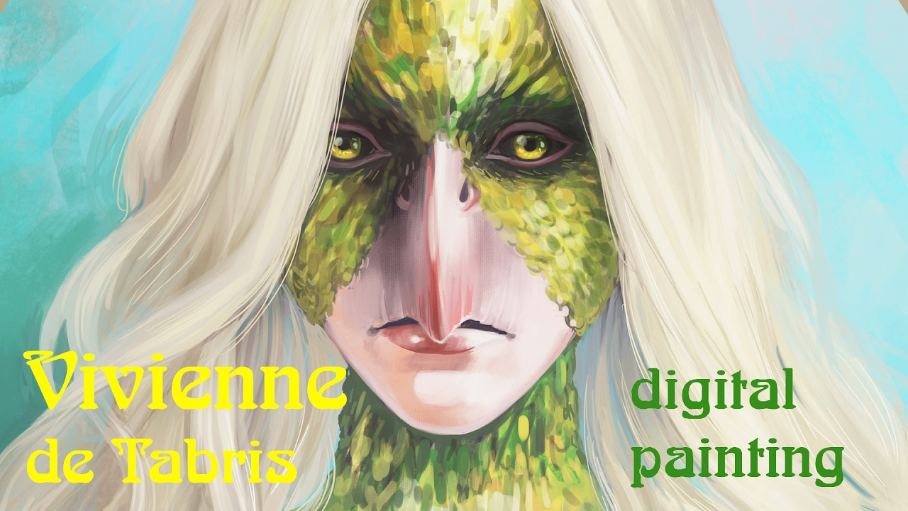 Vivienne de Tabris | The Witcher 3 | digital painting - YouTube