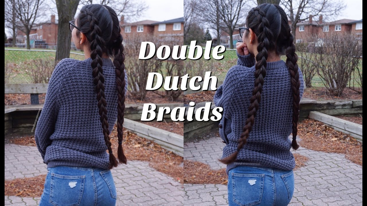Double Dutch Braids Tutorial! - YouTube