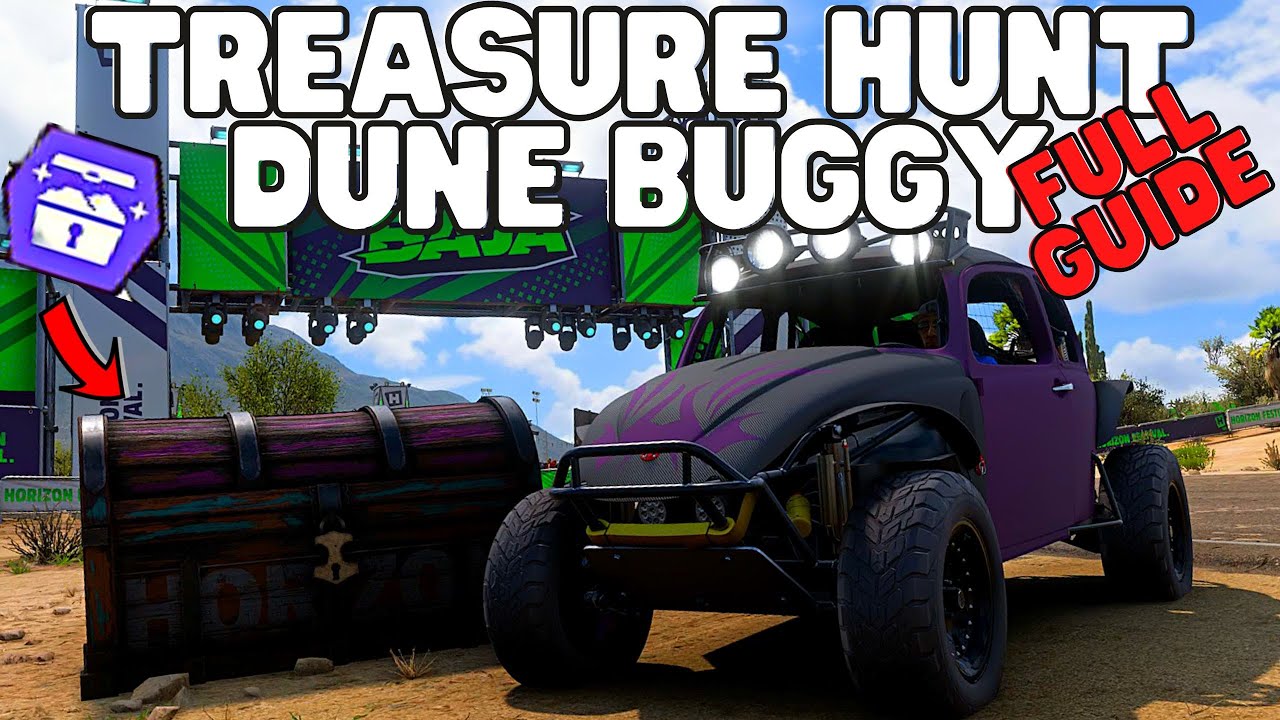 Forza Horizon 5-TREASURE HUNT Dune buggy -How to complete DUNE BUGGY ...