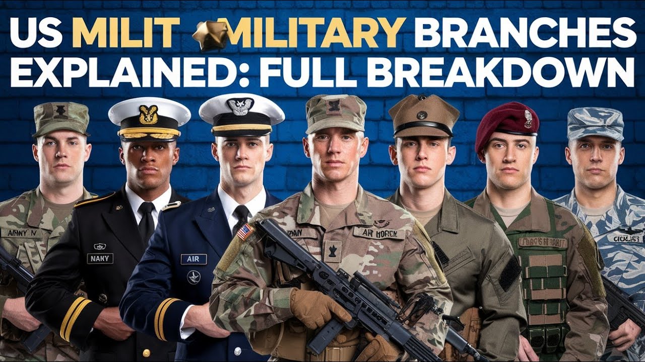 US Military Branches Explained: Full Breakdown" - YouTube