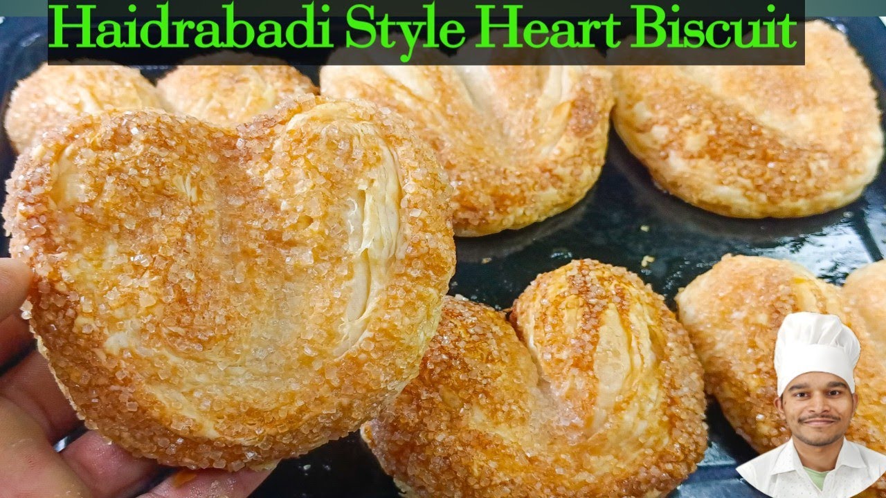 Haidrabadi Style Sweet Heart Biscuit| Heart Biscuit|Fine Biscuit Recipe ...