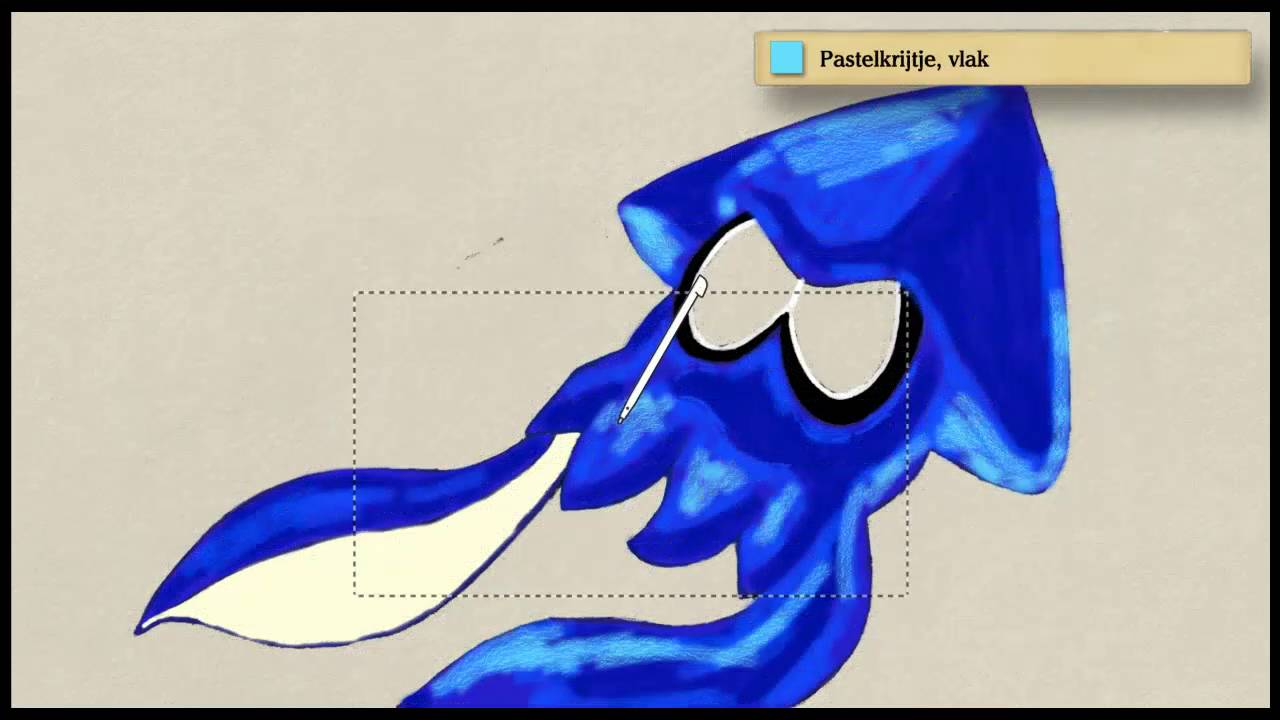 How to draw a squid from splatoon - YouTube
