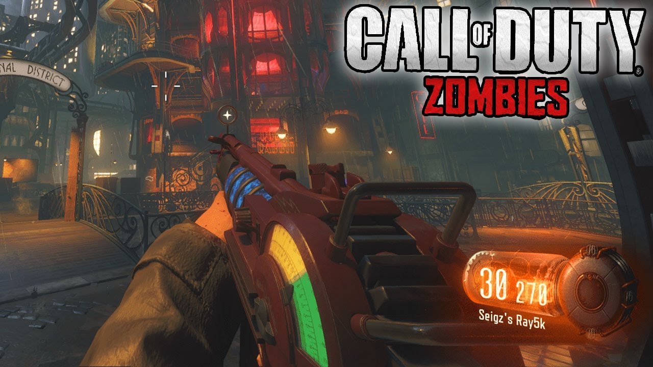 NEW RAY GUN IN CUSTOM ZOMBIES! Ray5K Wonder Weapon Mod Showcase (Call ...