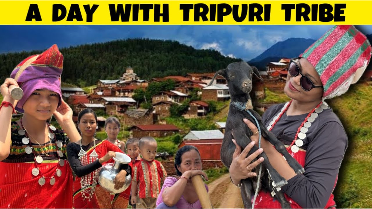 Tripuri Tribe Village Lifestyle | Longtharai Valley Tripura - YouTube