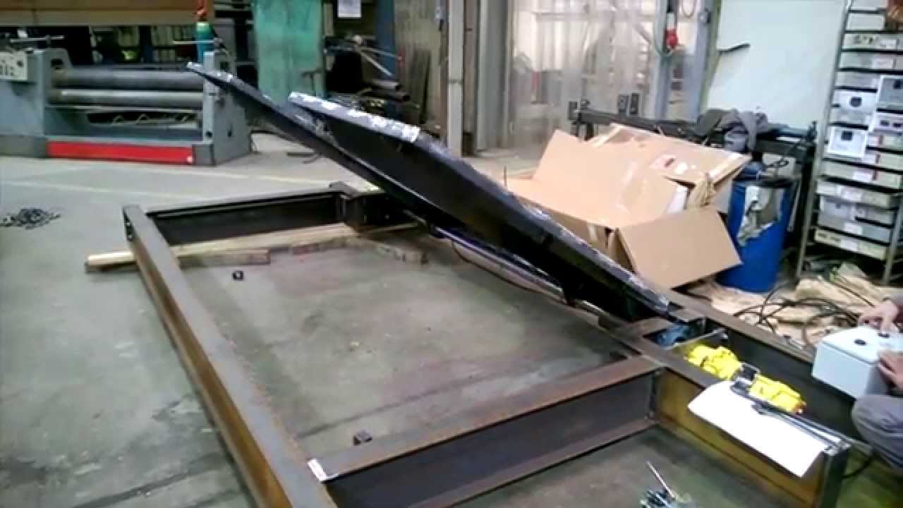 Pneumatic Lifting Access Platform - YouTube