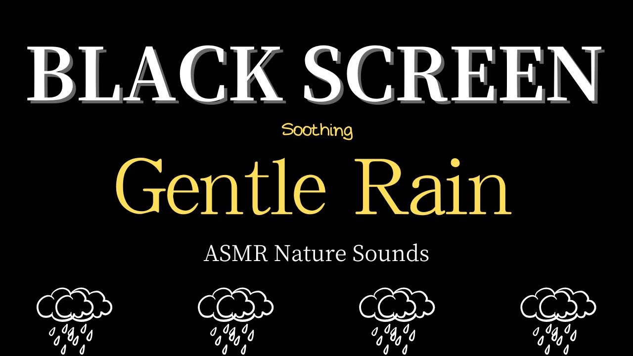 Soothing Gentle Rain Sounds For Sleeping Fast Relaxation And Beat