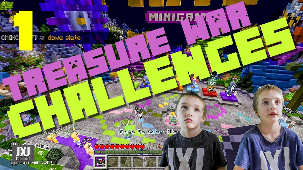 Minecraft Treasure War Challenge - Episode 1 - YouTube