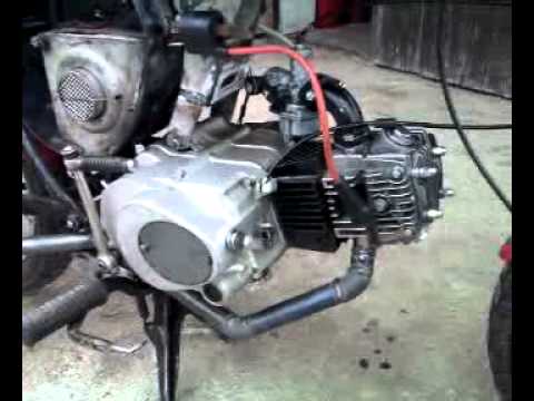 Simson S50B 1975 with 4T honda copy engine - YouTube