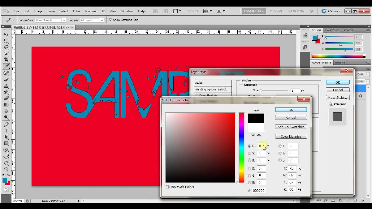 How To Make A Border Photoshop CS5 YouTube How To Make A Border Photoshop CS5 YouTube