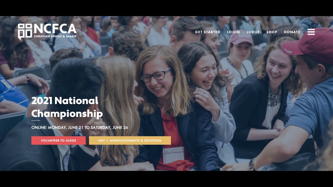 NCFCA Nationals, Day 5: Speech Finals Announcements - YouTube