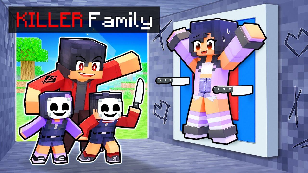 Having a FAMILY with a KILLER in Minecraft! - YouTube