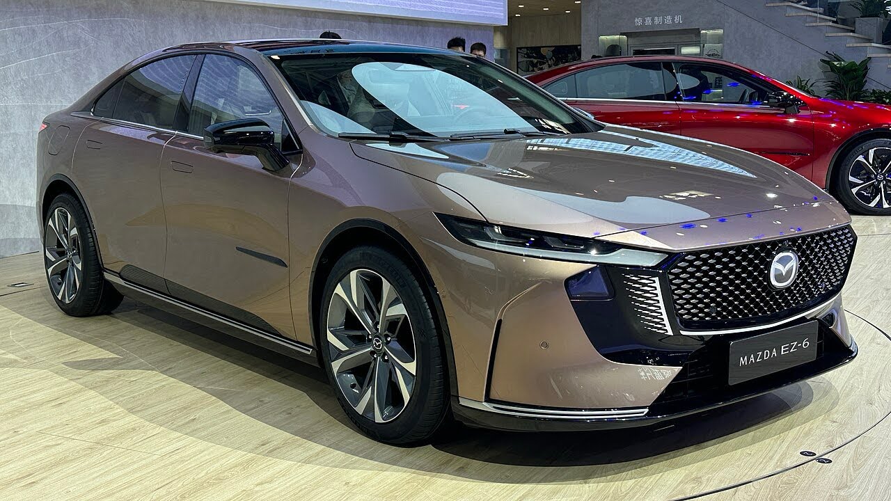 New Mazda EZ6 EV 2025 - Luxury EV Sedan/ price: Over 30k $/Dr Car - YouTube