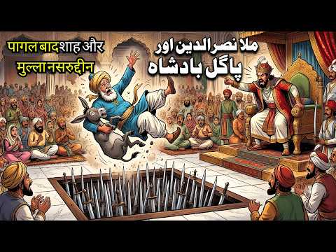Mulla Nasruddin Aur Pagal Badshah Ka Kissa | Moral Story In Hindi Urdu | Mulla Nasruddin Ki Kahani