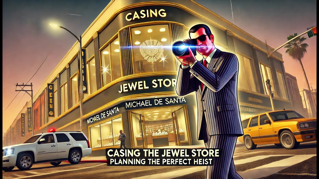 Planning the Perfect Heist! 💎| GTA V Mission: Casing the Jewel Store ...