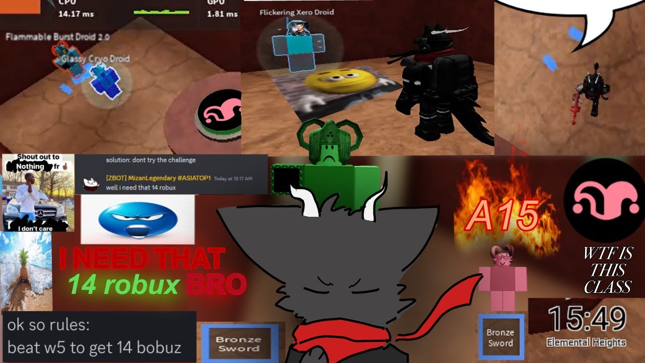 Randomly Generated Droids: The Fool, Ascension 15 Bronze Sword Only ...